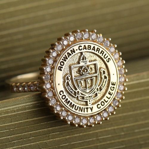 Custom Class Ring for Women Graduation Ring College Ring - Etsy