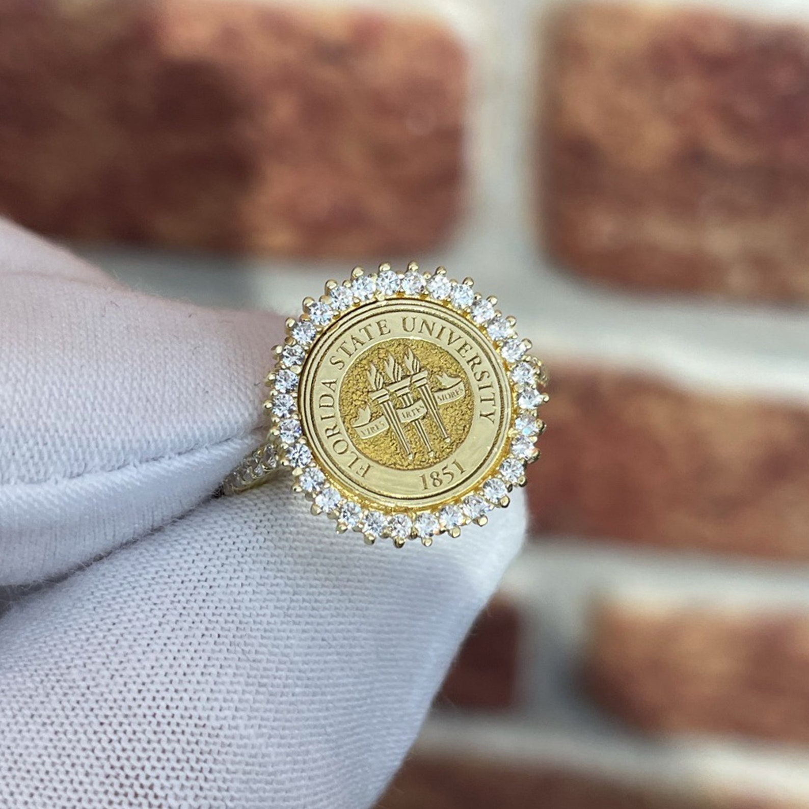 College Graduation Gift for Her, Custom College Class Ring, High School ...