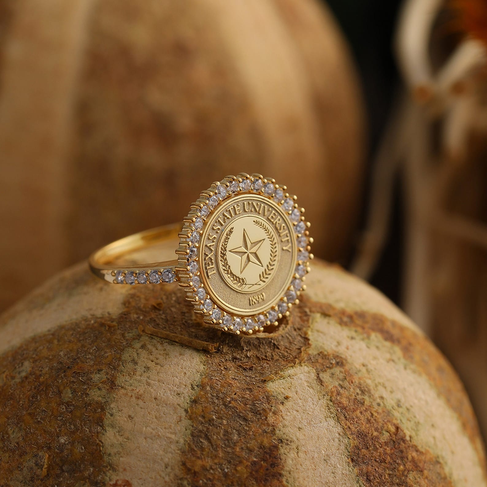 College Graduation Gift for Her, Custom College Class Ring, High School ...