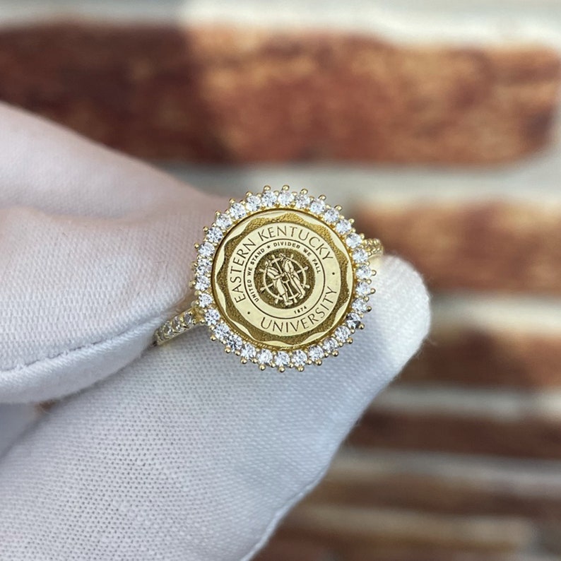 Custom Graduation Signet Ring Senior Ring School Class Ring - Etsy