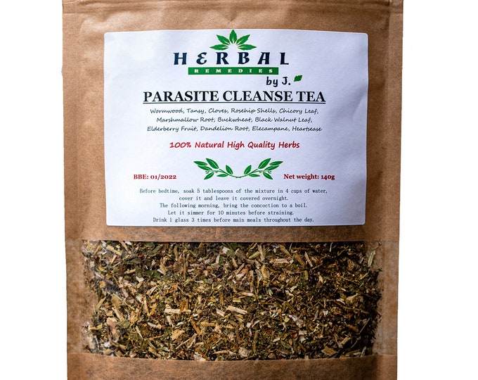 PARASITE CLEANSE TEA 140g 7days of Body Detox - Etsy UK