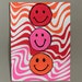 Trendy Smiley Face Tri Color Wall Decor - Etsy