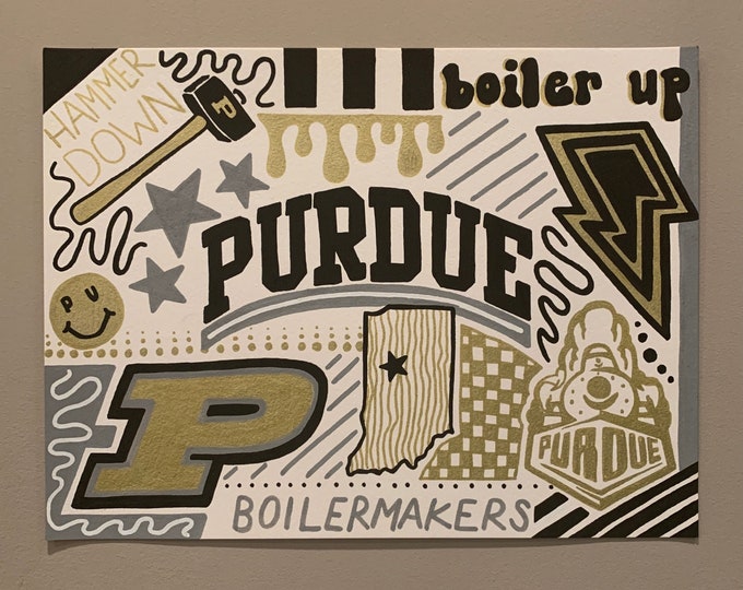 Purdue University College Decor - Etsy