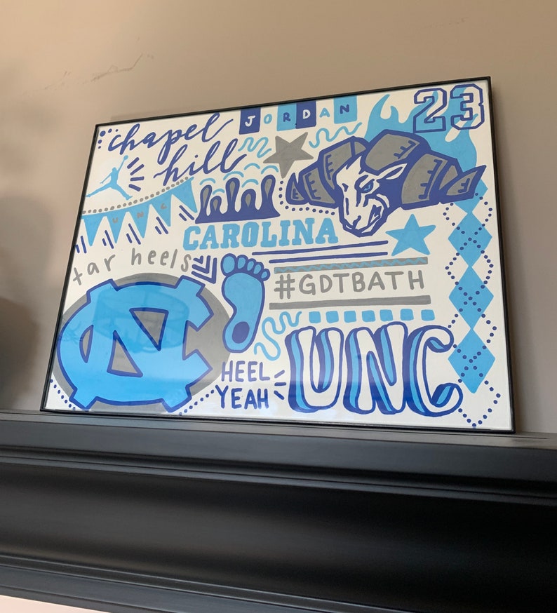 University of North Carolina at Chapel Hill College Decor - Etsy