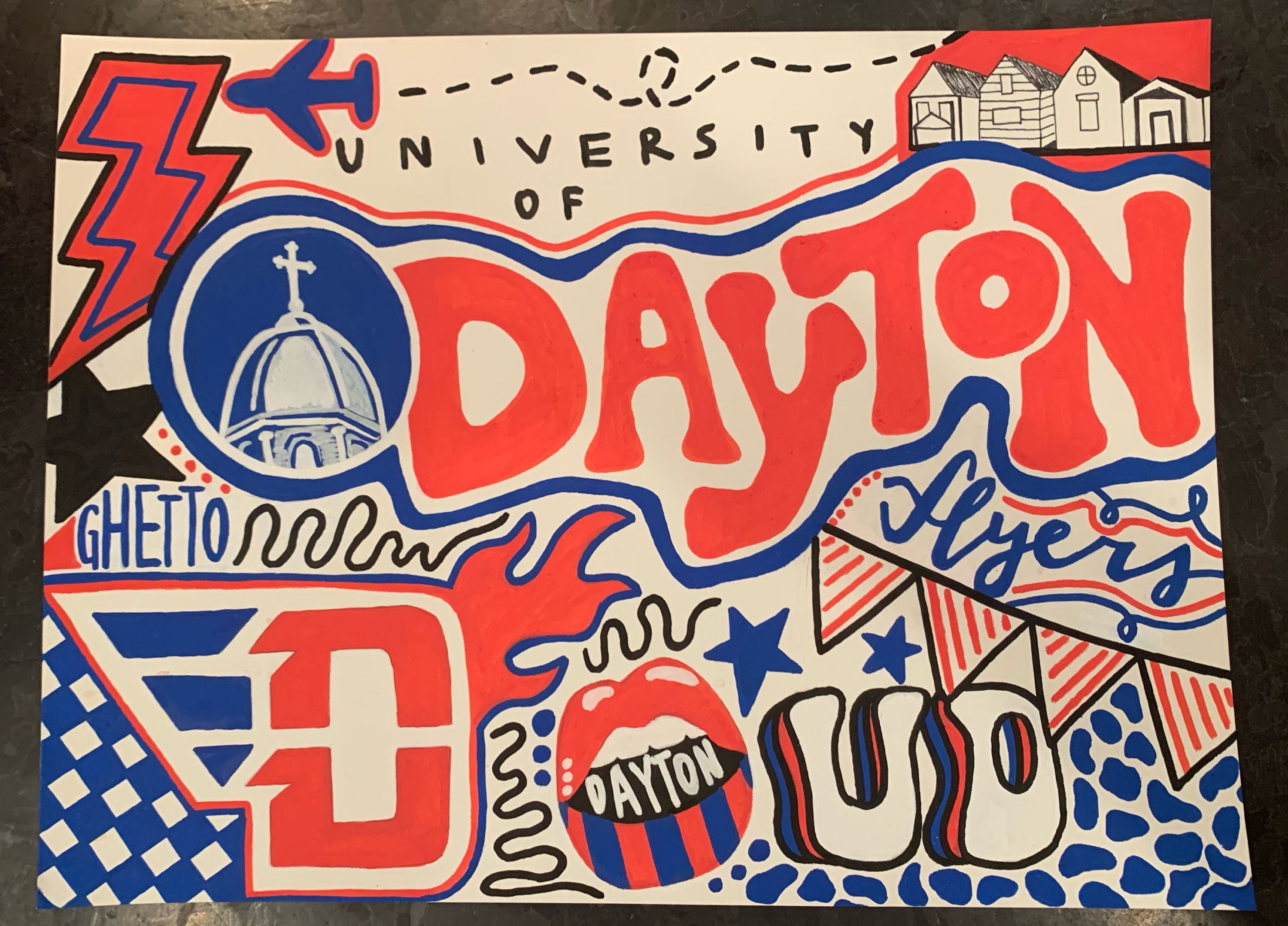 University of Dayton College Decor - Etsy