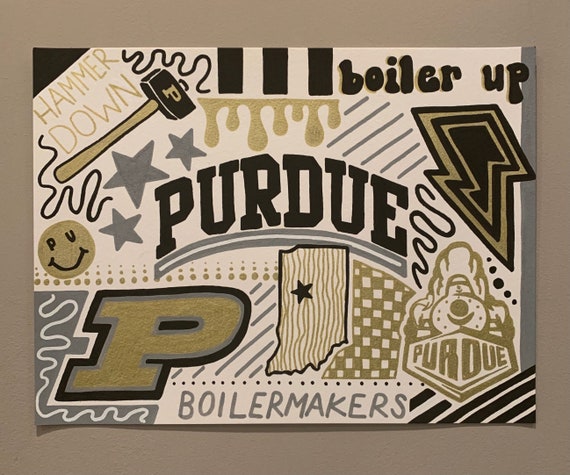 Purdue University College Decor - Etsy