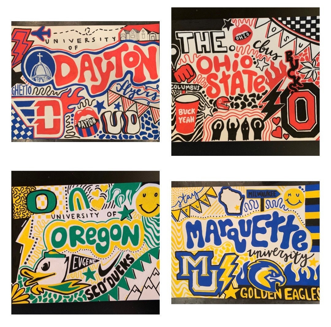 Custom Trendy Collage Wall Decor - Etsy