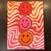 Trendy Smiley Face Tri Color Wall Decor - Etsy