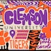 Clemson University College Decor - Etsy