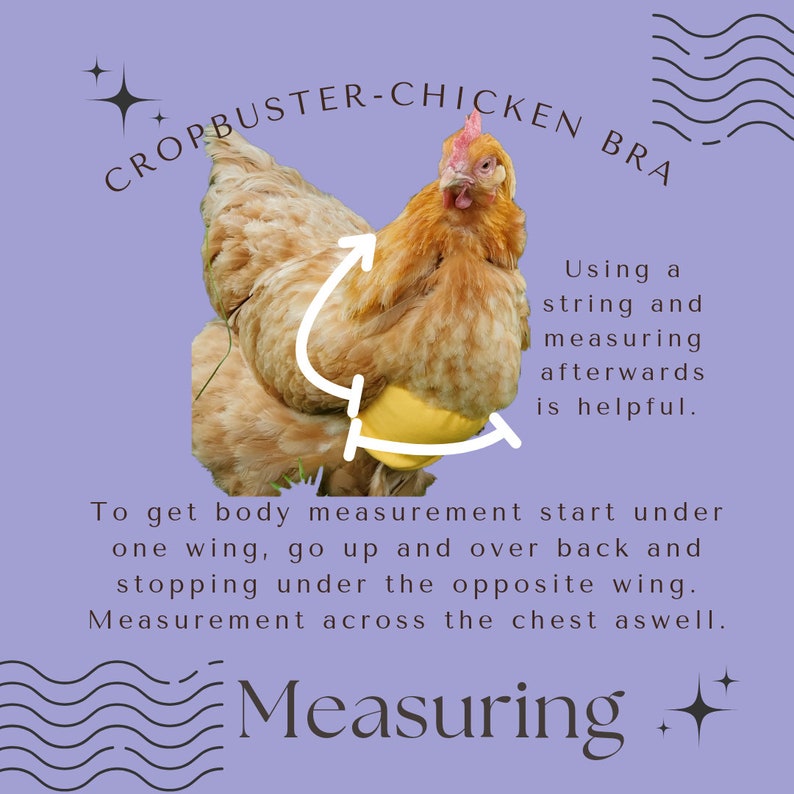 Crop Buster- Chicken Bra | Shannen Sews - Etsy