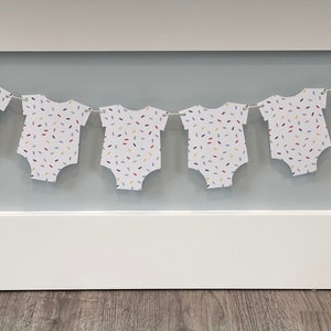Digital Download Sprinkle Baby Shower Onesie Banner, Sprinkle Onesie ...