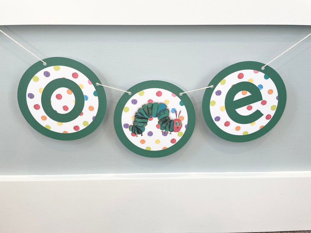 Digital Download Hungry Caterpillar One Banner, Hungry Caterpillar ...