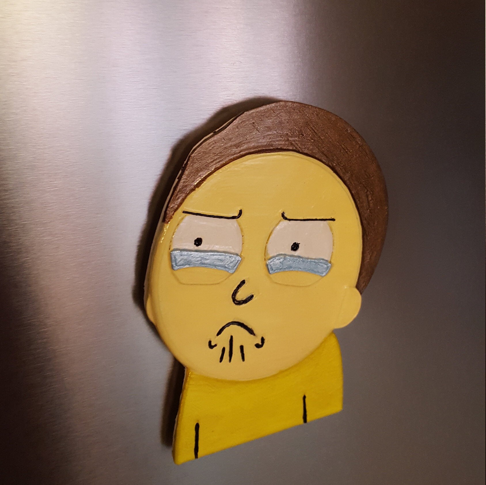Morty crying Magnet | Etsy