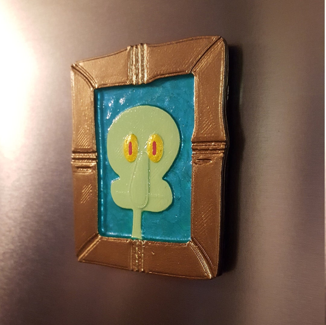 Squidward's House Painting Magnet - Etsy
