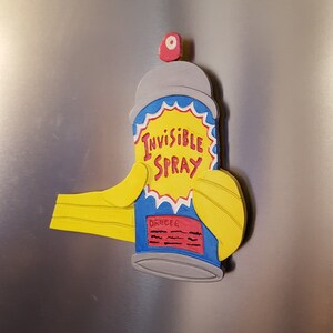 Invisible Spray Magnet (spongebob) - Etsy