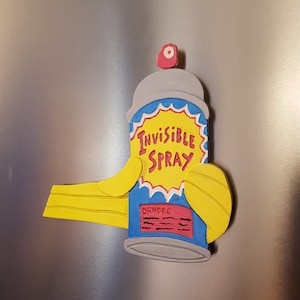 Invisible Spray Magnet (spongebob) - Etsy