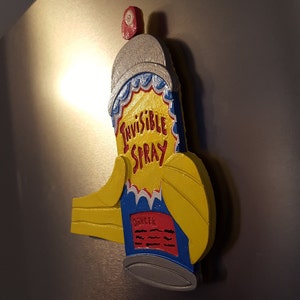 Invisible Spray Magnet (spongebob) - Etsy