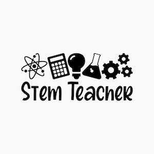 Stem Teacher. Svg Png Eps Dxf Cut Files. - Etsy