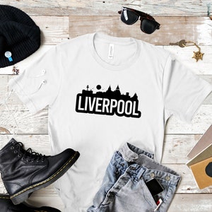 Liverpool Bold Skyline. Svg Png Eps Dxf Cut Files. - Etsy UK