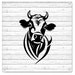 Cow Face. Svg Png Eps Dxf Cut Files. - Etsy