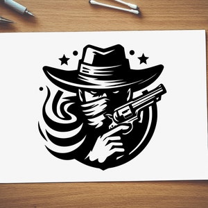 Outlaw. Svg Png Eps Dxf Cut Files. - Etsy