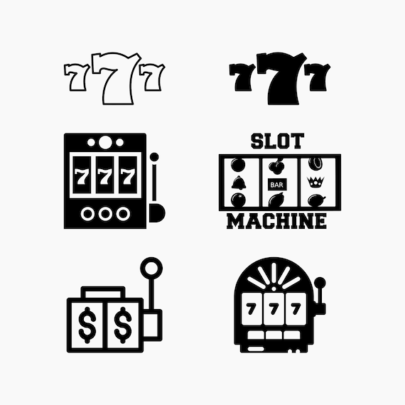 Slot Machine Casino. Svg Png Eps Dxf Cut Files. | Etsy