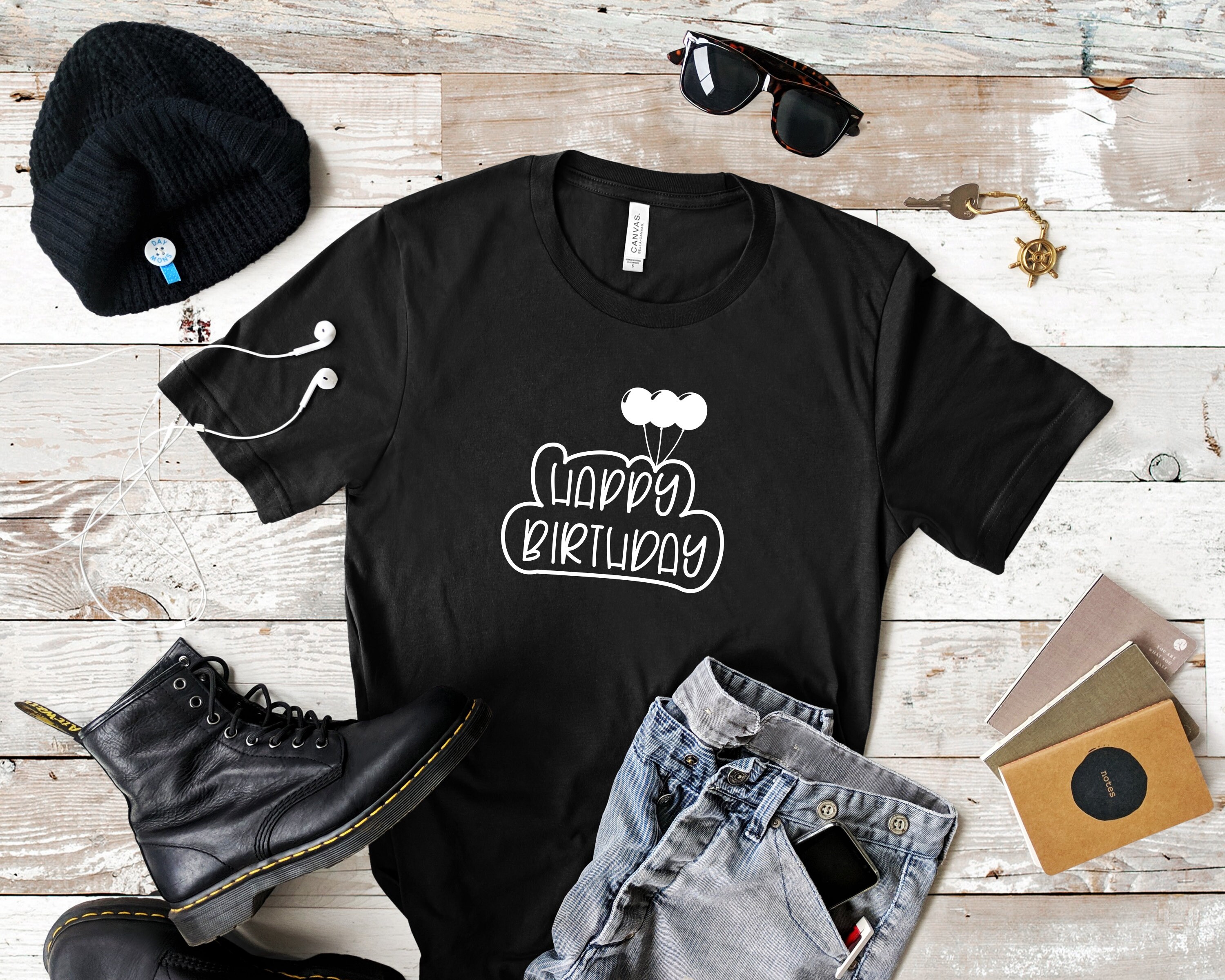 Happy Birthday With Balloons. Svg Png Eps Dxf Cut Files. - Etsy Canada