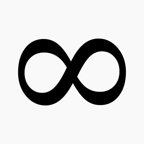 Infinity Symbol. Svg Png Eps Dxf Cut Files. | Etsy