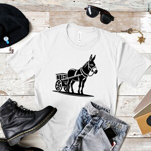 Donkey With A Cart. Svg Png Eps Dxf Cut Files. - Etsy