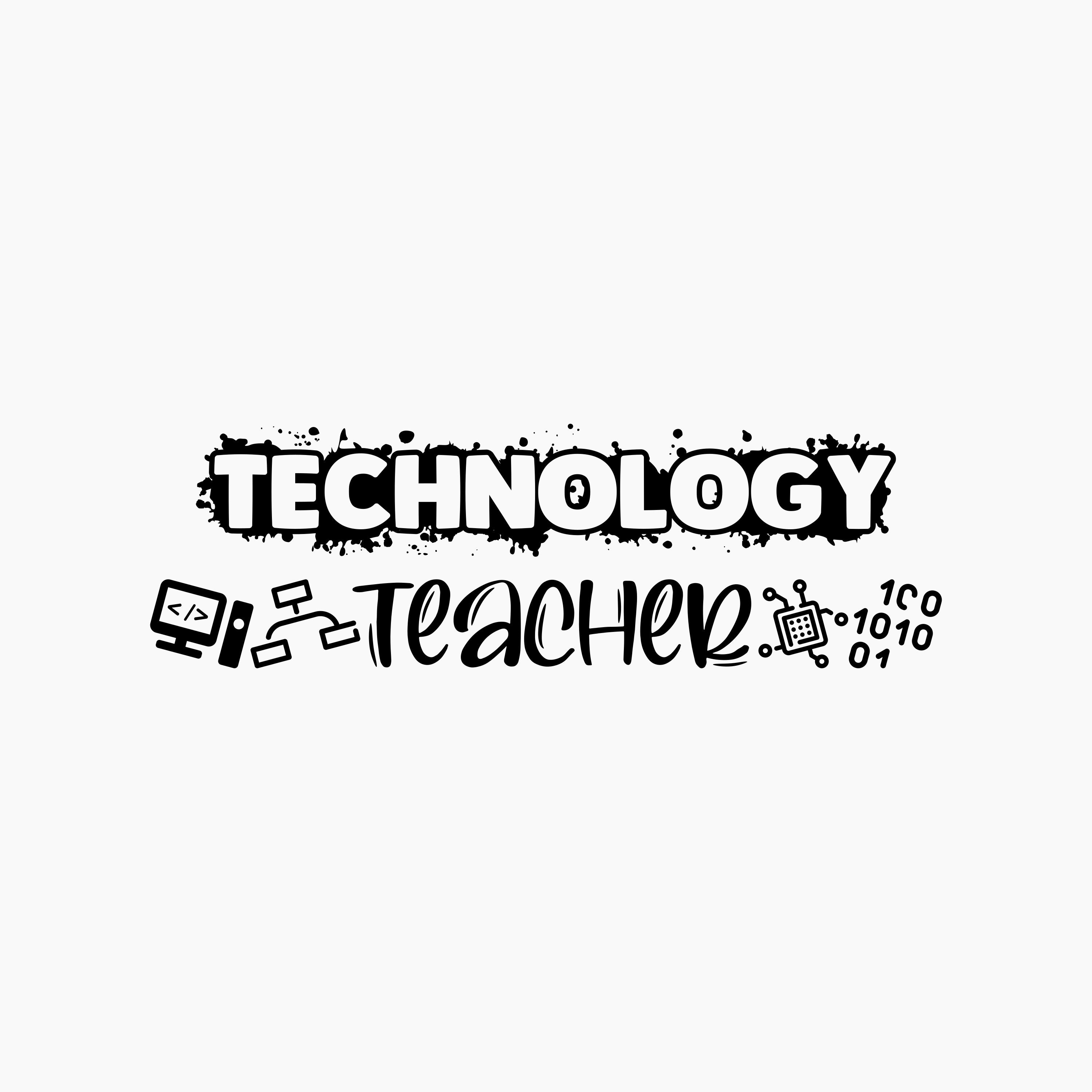 Technology Teacher. Svg Png Eps Dxf Cut Files. - Etsy