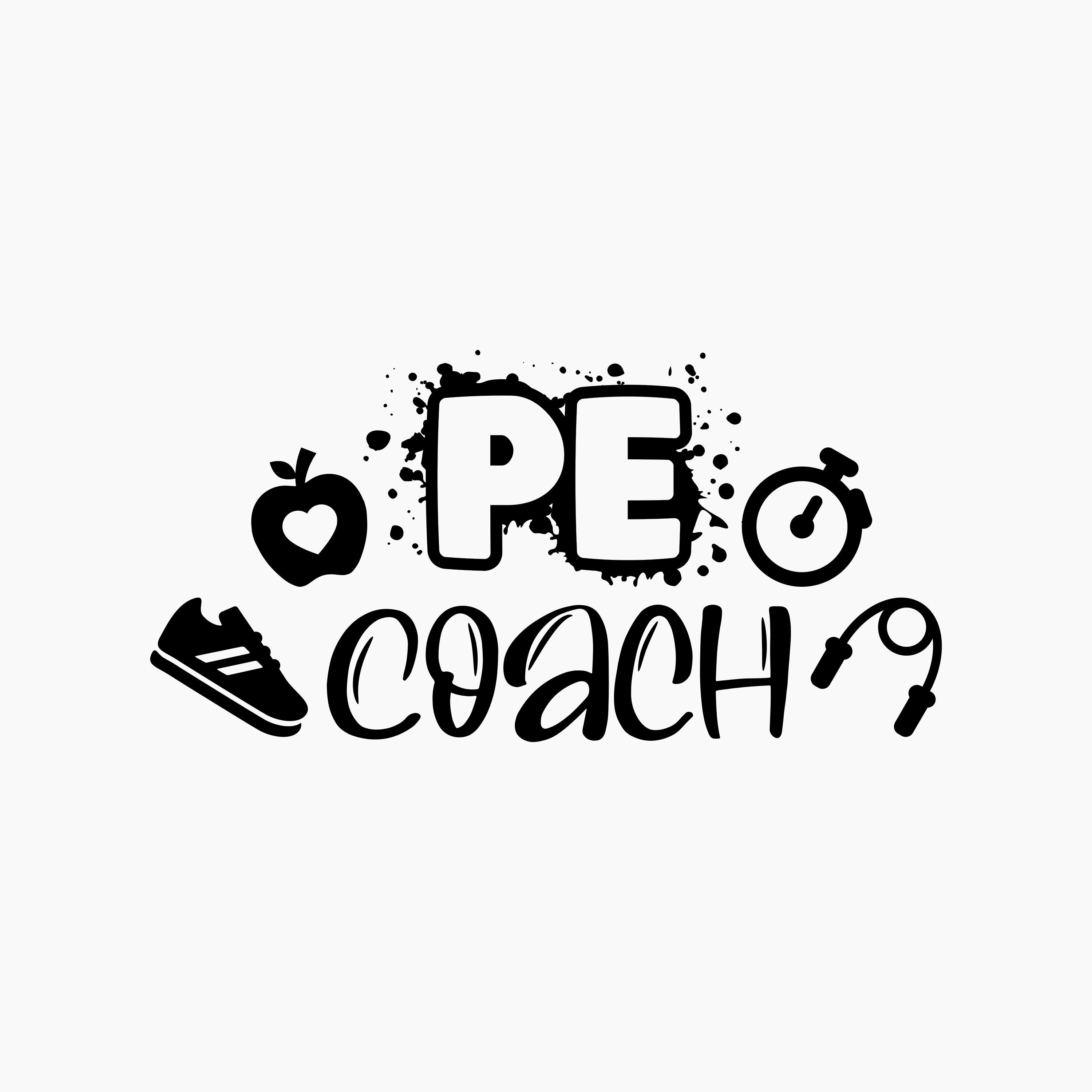 PE Coach. Svg Png Eps Dxf Cut Files. - Etsy