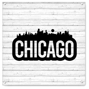 Chicago Bold Skyline. Svg Png Eps Dxf Cut Files. - Etsy