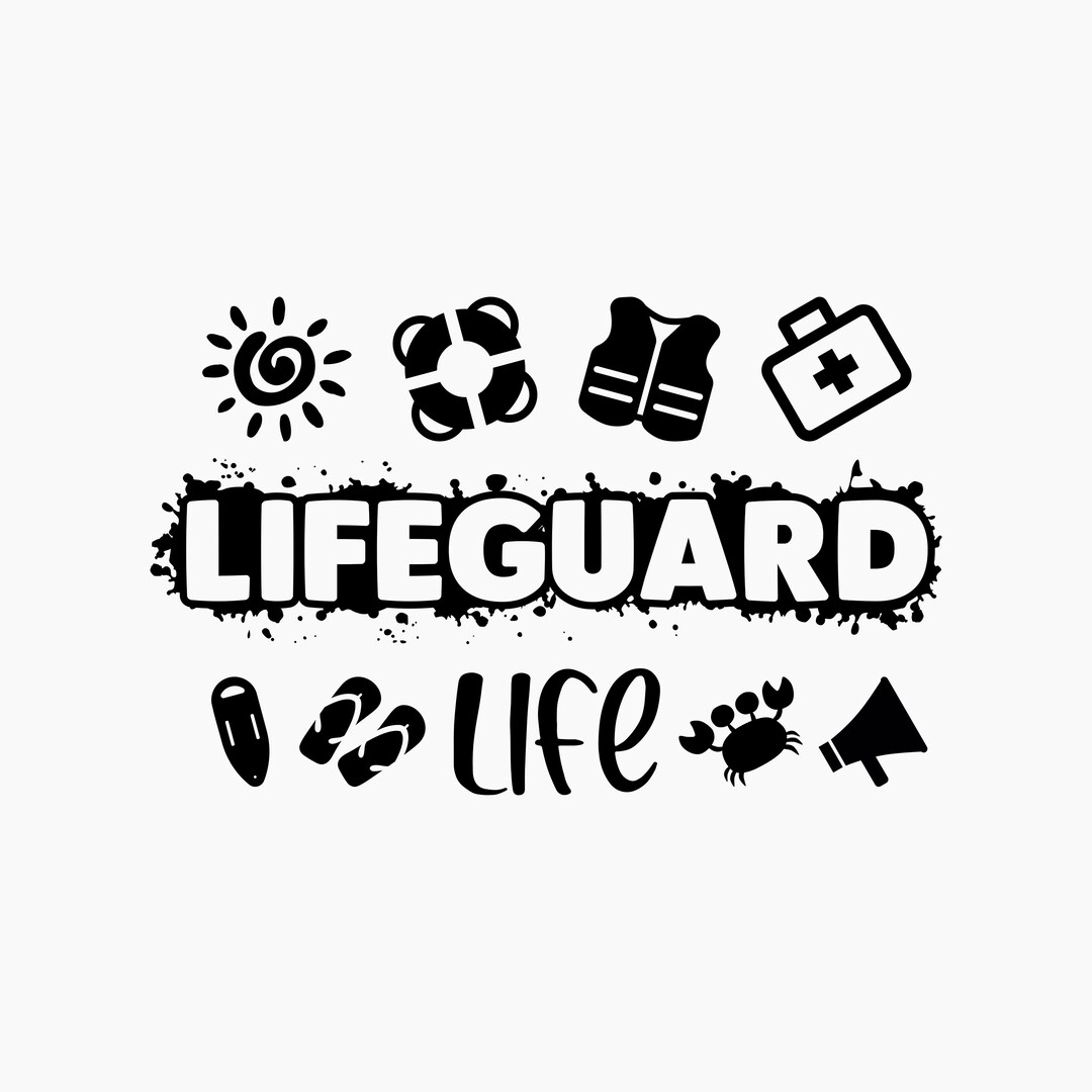 Lifeguard Life. Svg Png Eps Dxf Cut Files. - Etsy