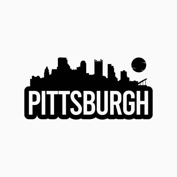 Pittsburgh Skyline Svg - Etsy
