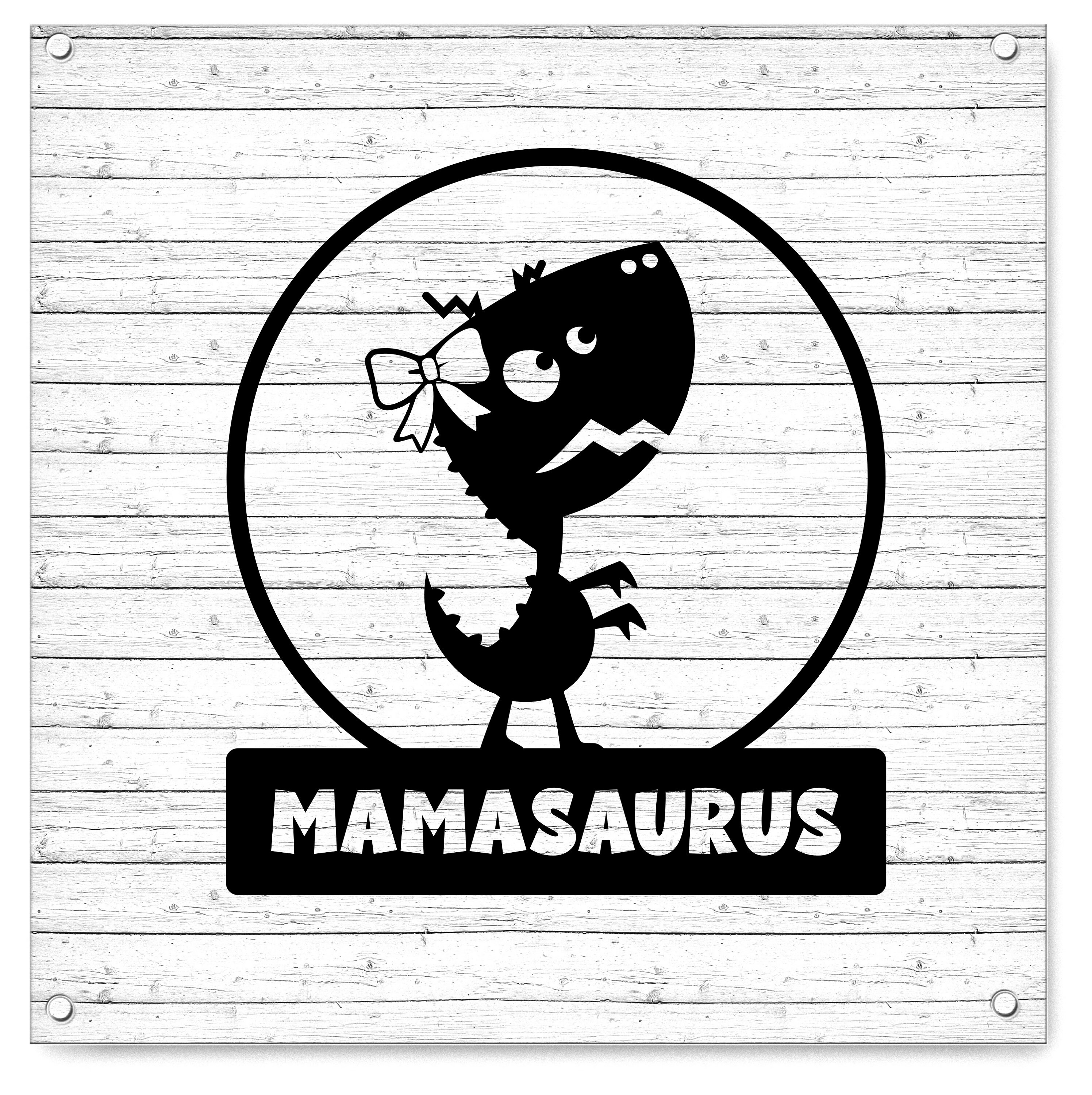 Mamasaurus Rex. Cute black silhouette. Svg Png Eps Dxf Cut | Etsy