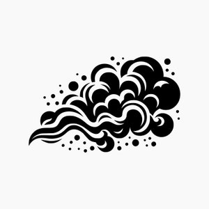 Smoke. Svg Png Eps Dxf Cut Files. - Etsy
