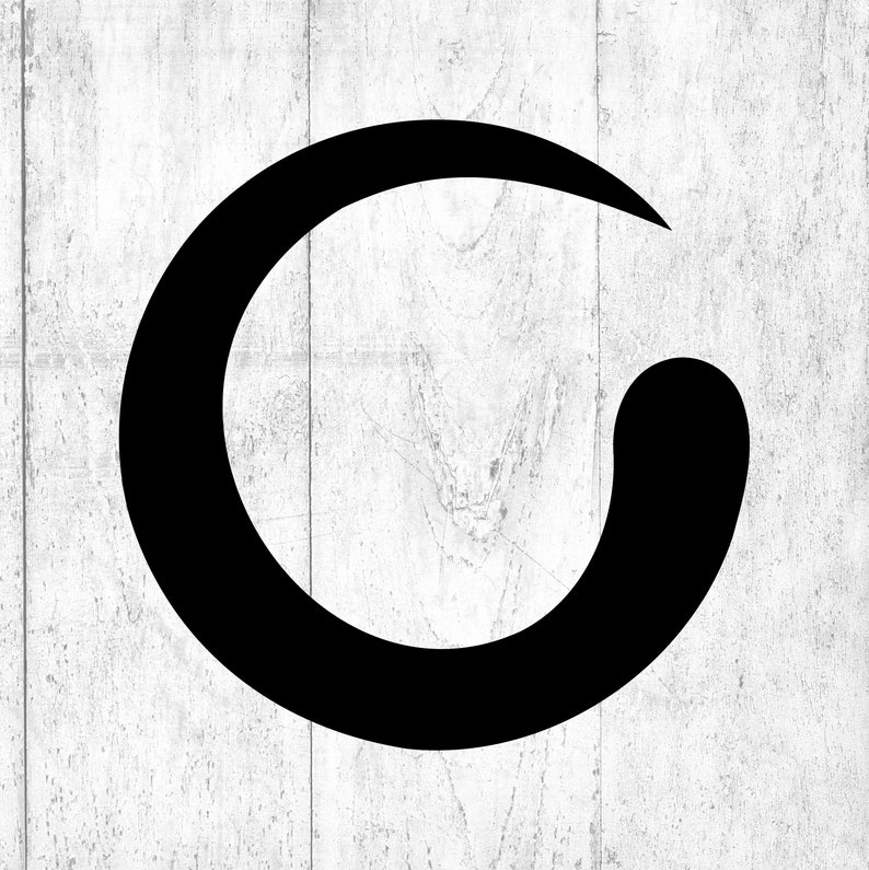 Zen Circle Symbol. Svg Png Eps Dxf Cut Files. - Etsy