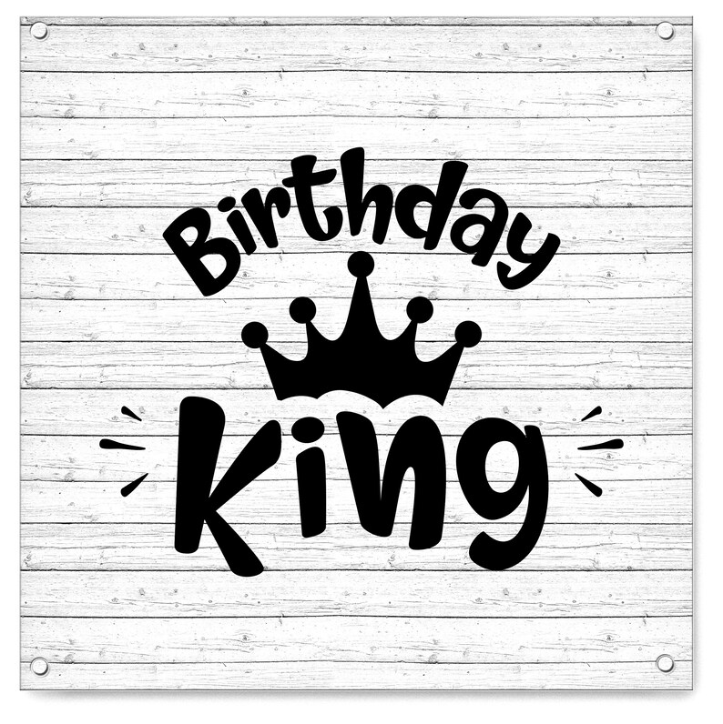 Birthday King. Svg Png Eps Dxf Cut Files. - Etsy