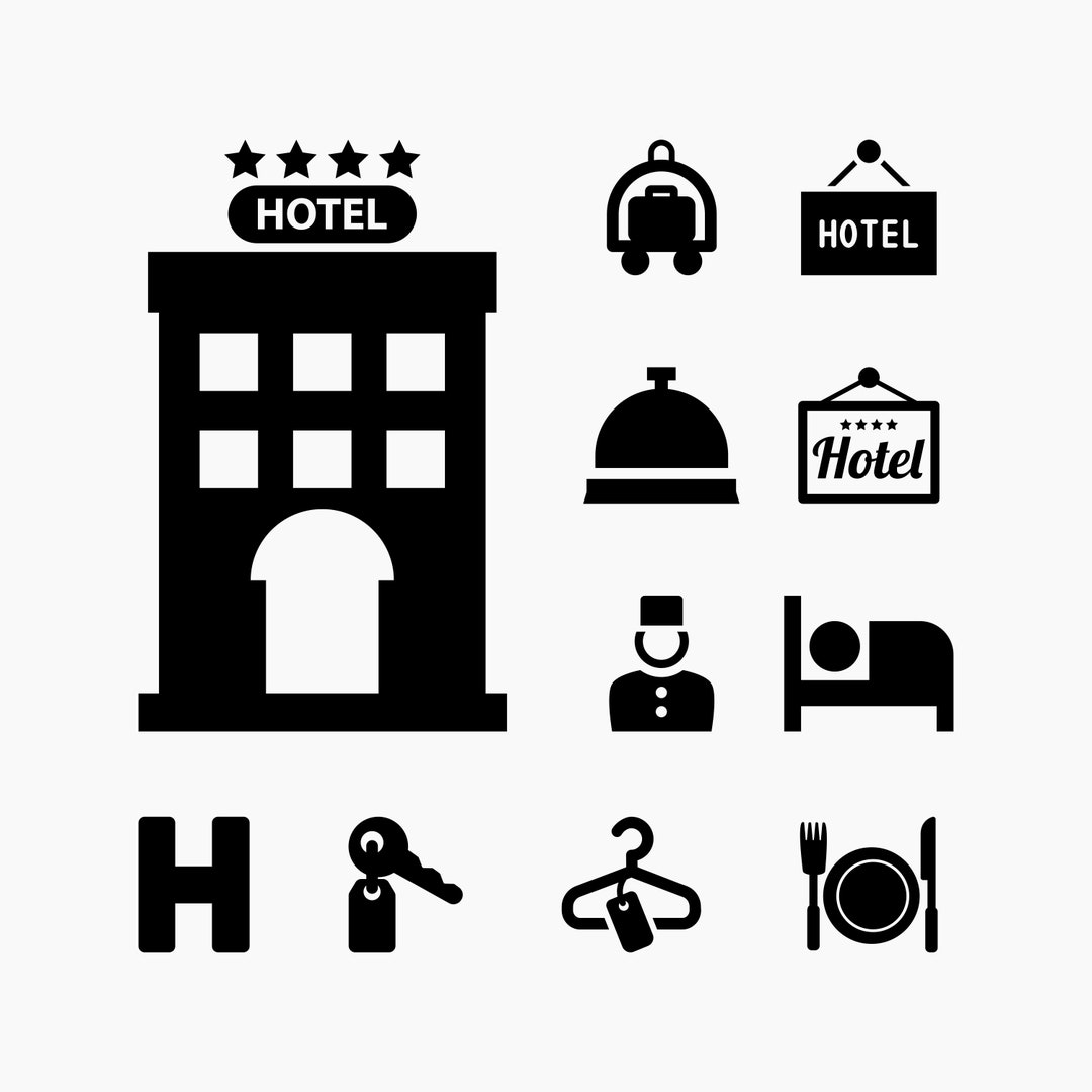 Hotel. Svg Png Eps Dxf Cut Files. - Etsy
