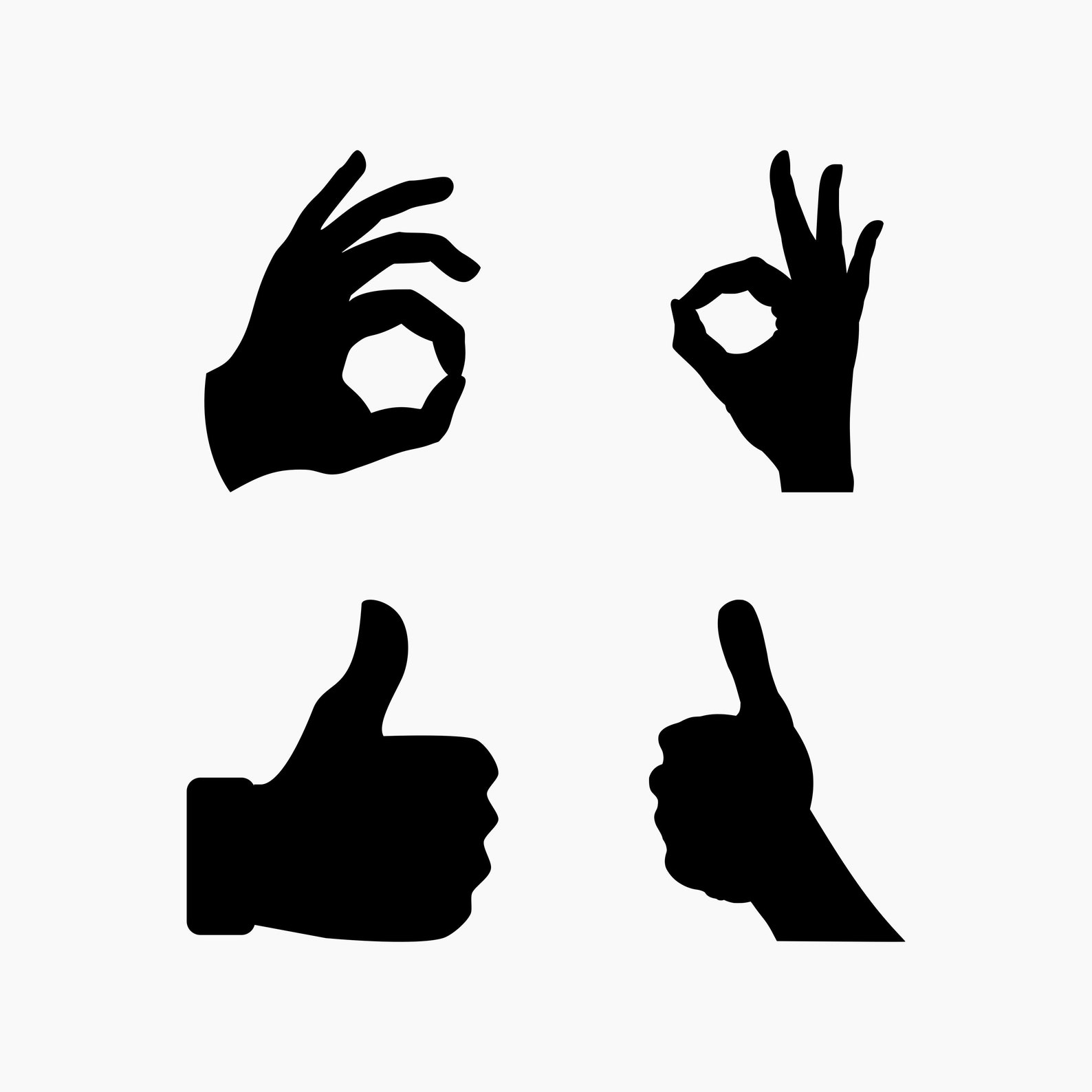 Ok Hand Sign. Svg Png Eps Dxf Cut Files. - Etsy UK