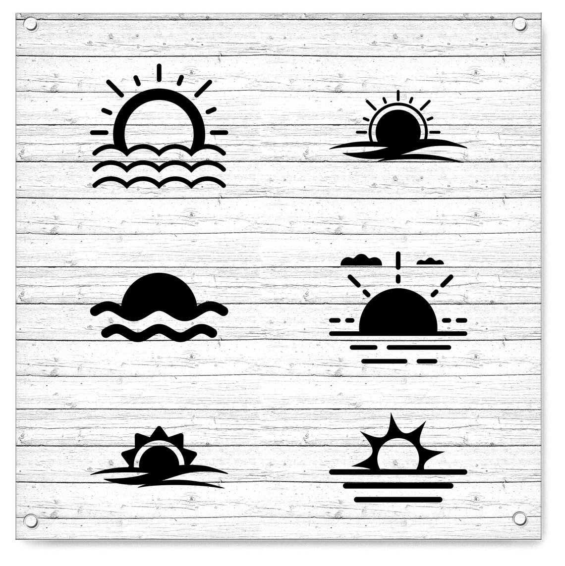 Sunset. Svg Png Eps Dxf Cut Files. - Etsy