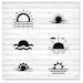 Sunset. Svg Png Eps Dxf Cut Files. - Etsy