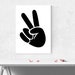 Peace Sign Hand Symbol. Svg Png Eps Dxf Cut Files. - Etsy