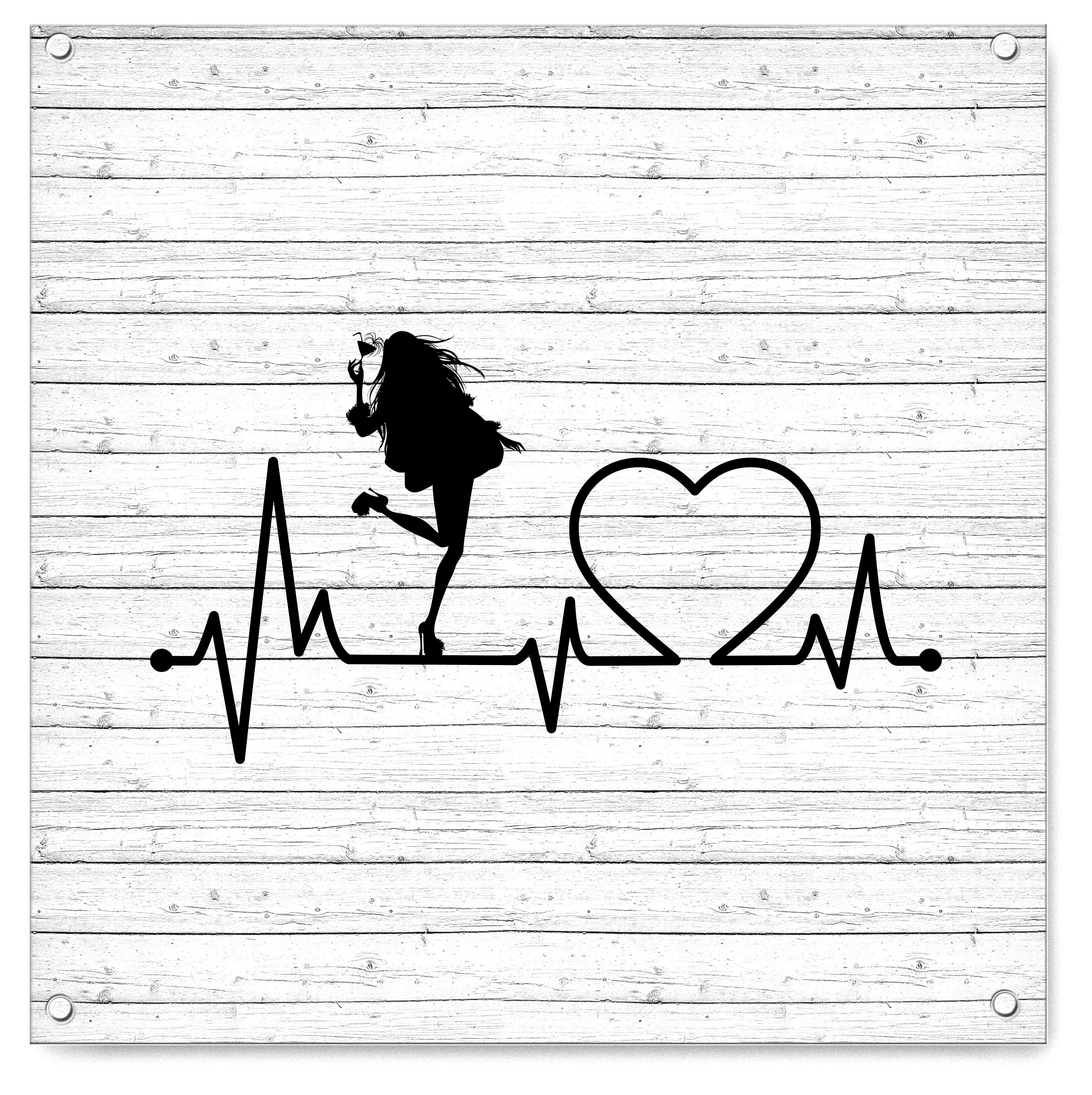 Party Girl Heartbeat. Svg Png Eps Dxf Cut Files. - Etsy