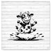 Cow Jumping. Svg Png Eps Dxf Cut Files. - Etsy