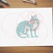 Fox Golden Ratio. Svg Png Eps Dxf Cut Files. - Etsy