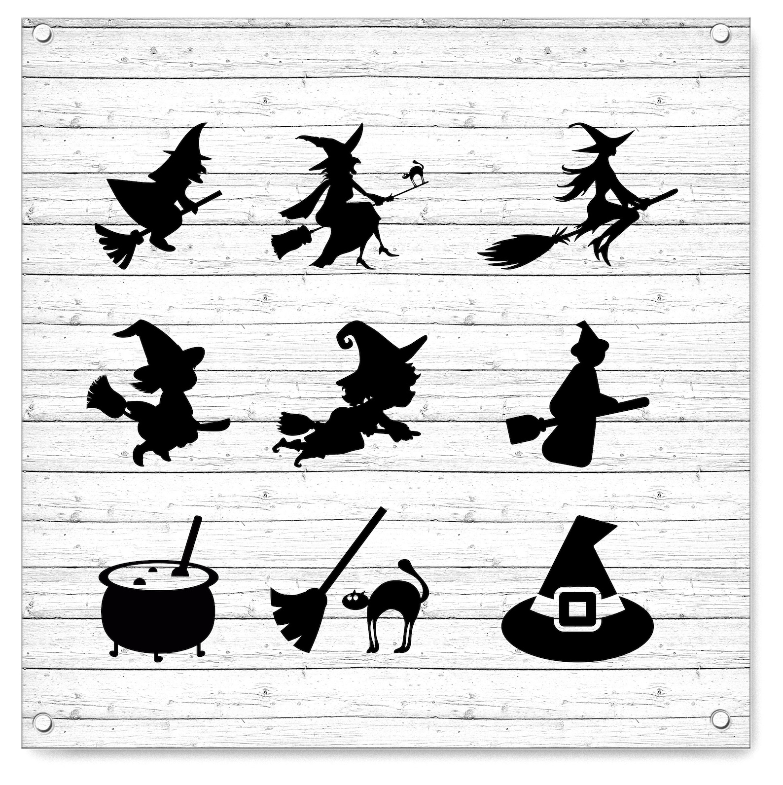 Witch. Svg Png Eps Dxf Cut Files. - Etsy