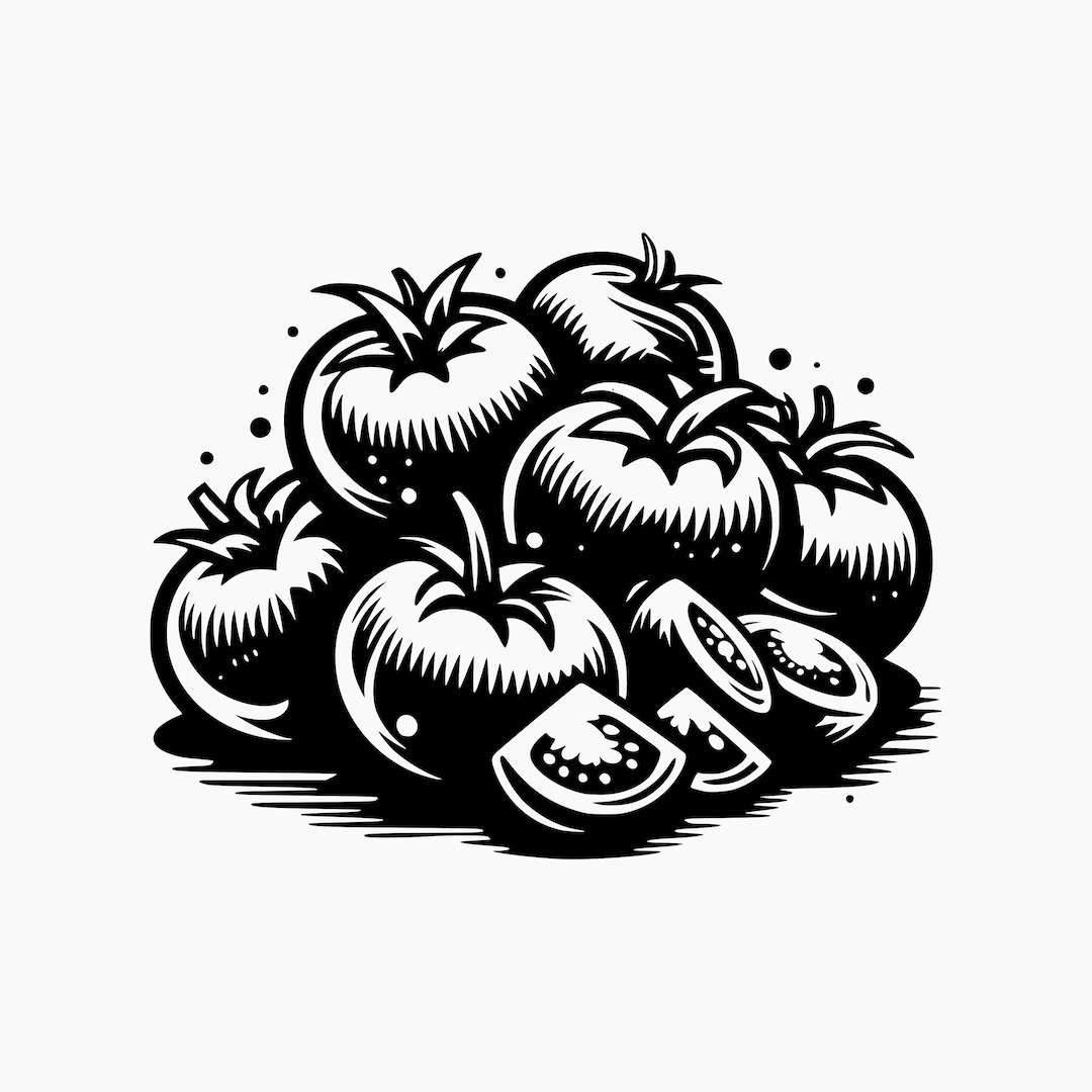 Pile of Tomatoes. Svg Png Eps Dxf Cut Files. - Etsy