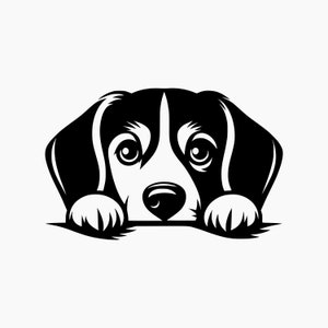 Beagle Dog. 6 Svg Bundle. Svg Png Eps Dxf Cut Files. - Etsy
