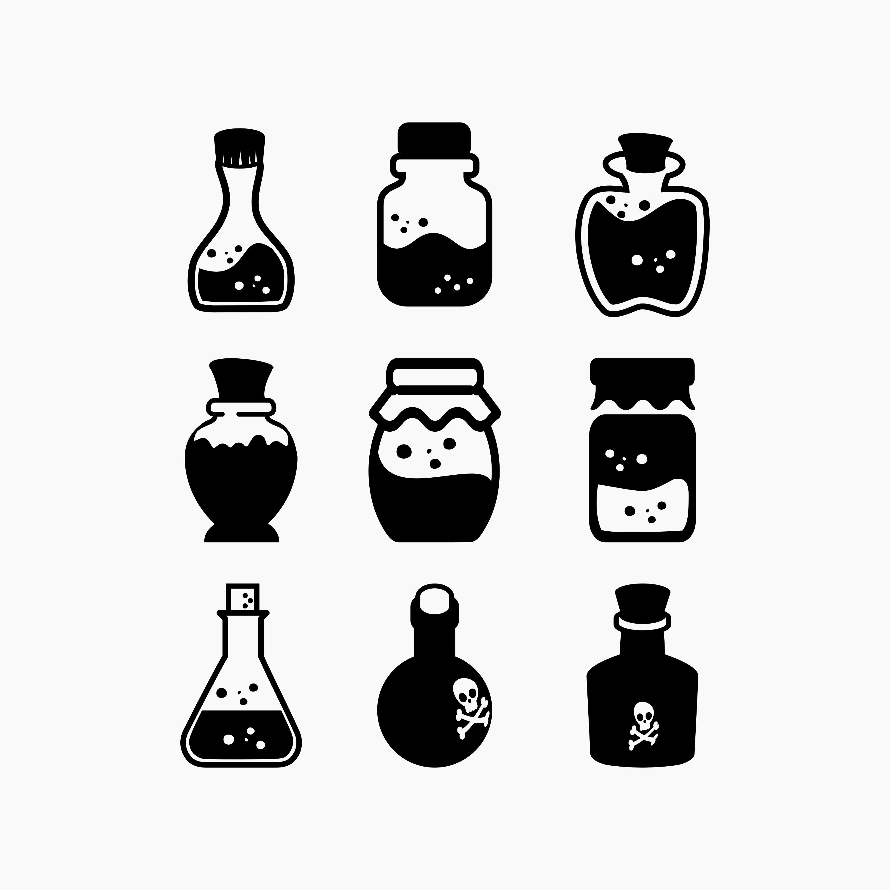 Potion Bottle. Svg Png Eps Dxf Cut Files. | Etsy